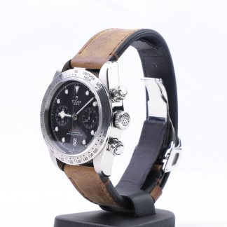 Tudor Heritage Black Bay Chronograph 79350 Leather - Millenary Watches