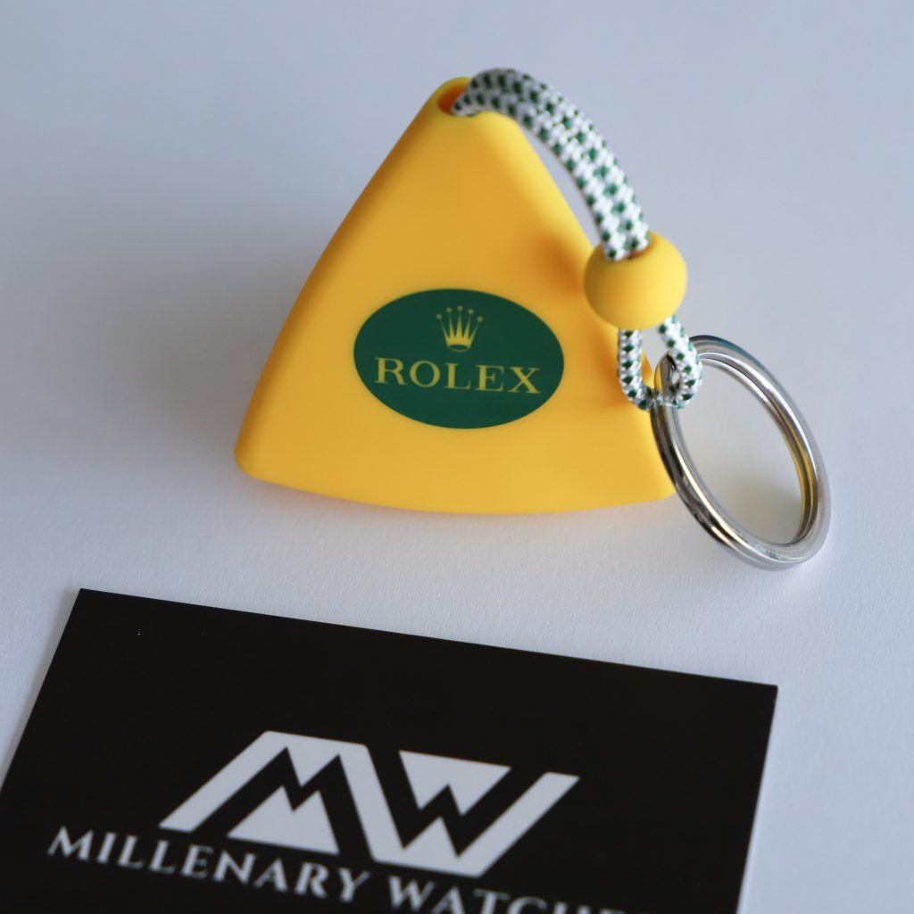 Original Rolex Yellow Keychain Buoy Unsinkable-Key Ring - Millenary Watches