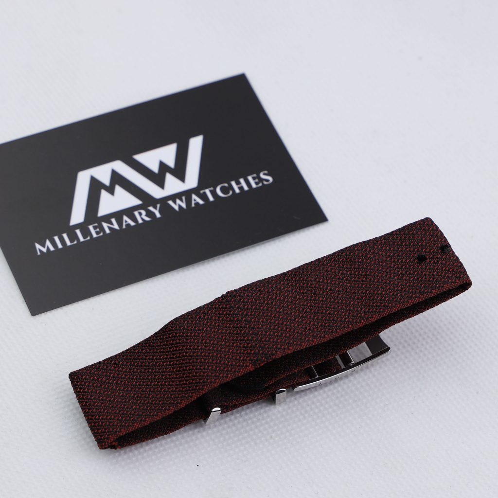 Tudor Original Black Bay Red Fabric Strap 22mm - Millenary Watches