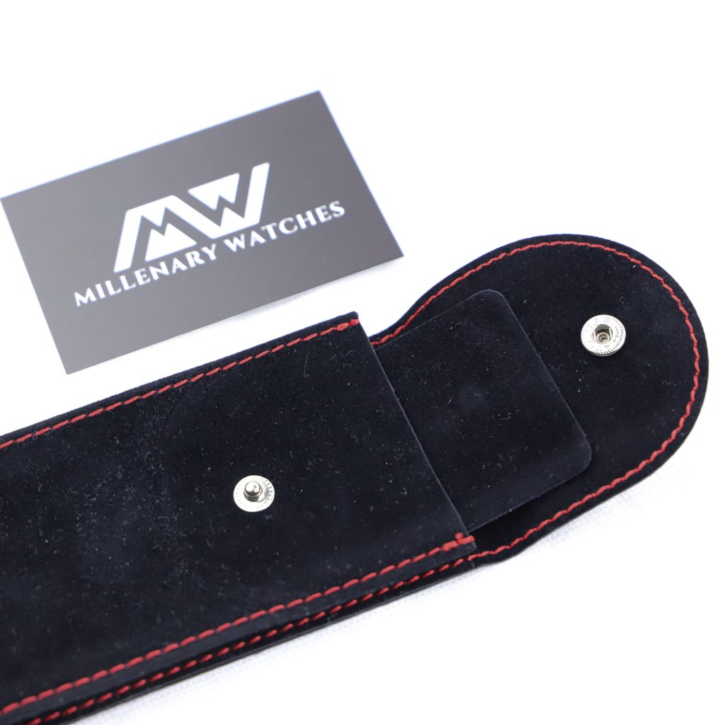 Tudor Black Suede Travel Service Pouch + Insert - Millenary Watches