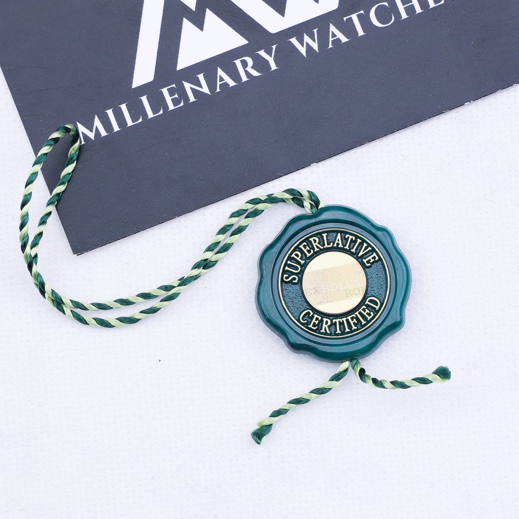 Original Rolex Green Certified Chronometer Hang Tag Seal - Millenary ...