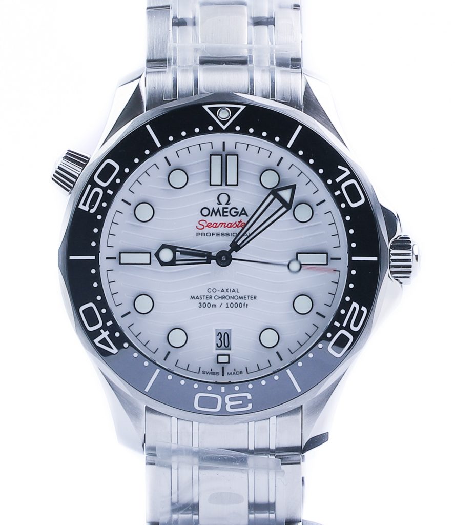 Omega Seamaster Diver 300M White Dial 42mm New 2019 - Millenary Watches