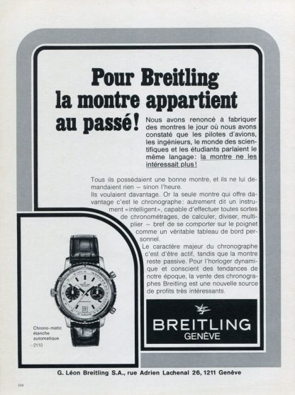 Vintage Breitling Advertisements: Complete List - Millenary Watches