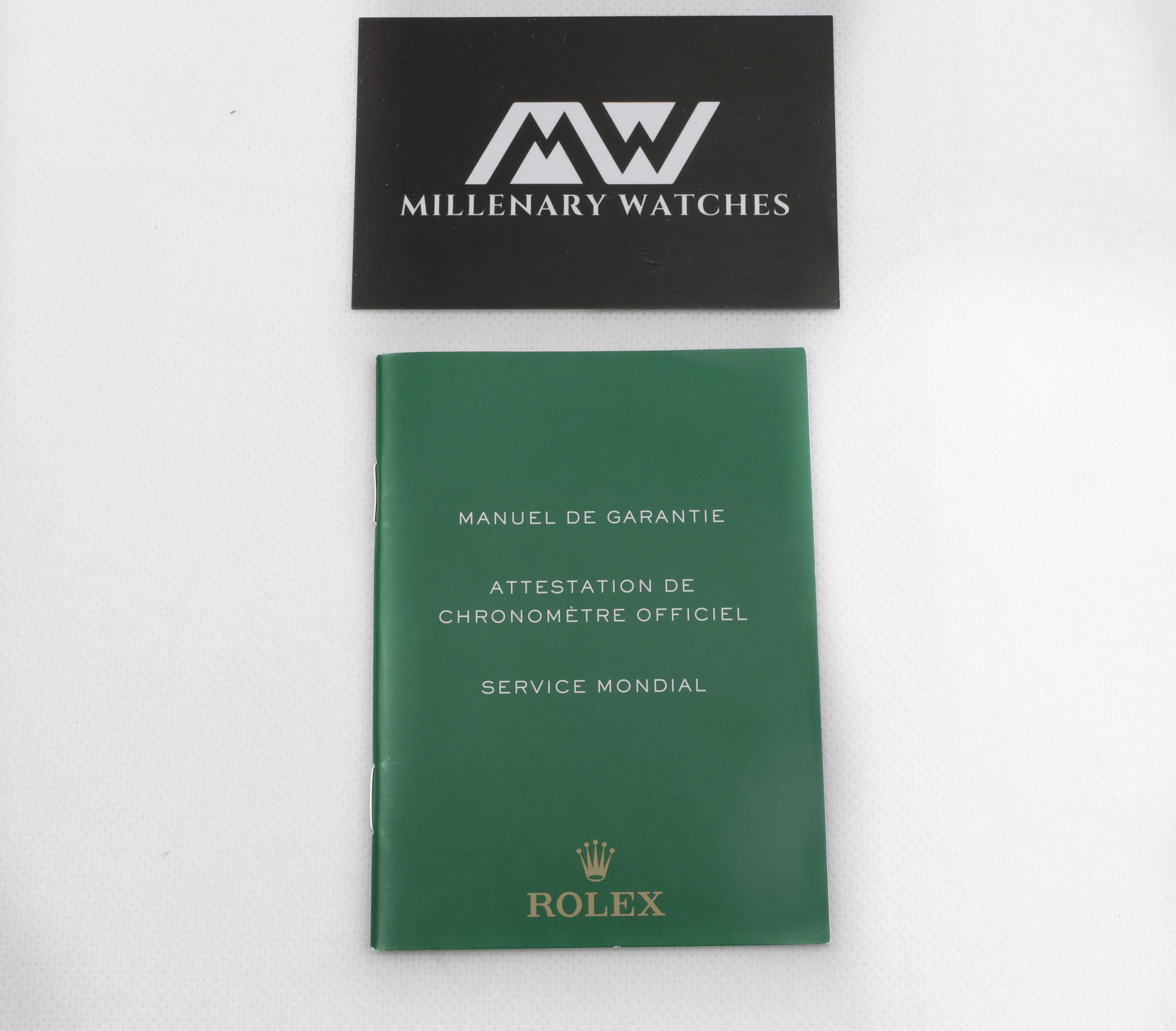 Rolex Guarantee Manual "Manuel De Garantie" Booklet - Millenary Watches
