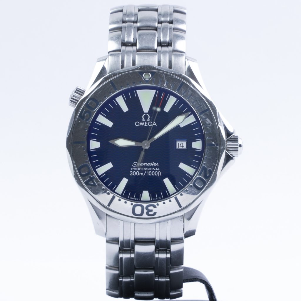 Omega Seamaster 41mm Electric Blue Quartz - Millenary Watches