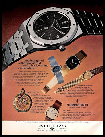 Vintage Audemars Piguet advertisements – a Large collection - Millenary ...