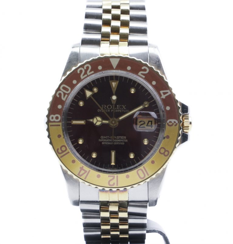Rolex GMT-Master Tiger Eye Nipple Dial 16753 Fullset 1981 - Millenary ...