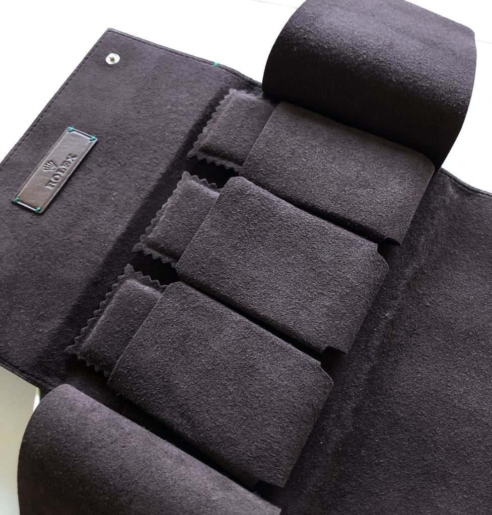 Original Rolex Leather Travel Pouch for 3 Watches - Millenary Watches