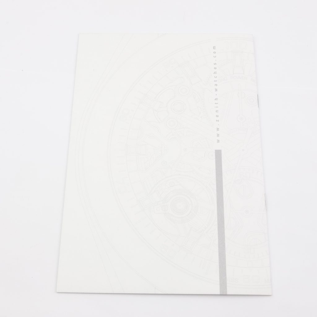 Zenith Price List Booklet 2018-2019 - Millenary Watches