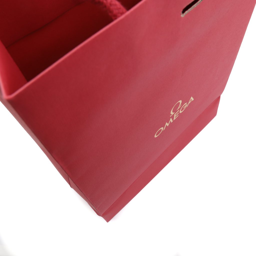 Omega Red Paper Bag - Millenary Watches