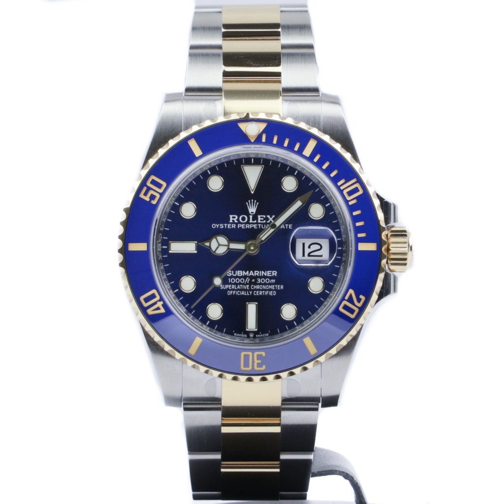 Rolex Submariner Date Two-Tone Blue Dial 126613LB Unworn 2020 ...
