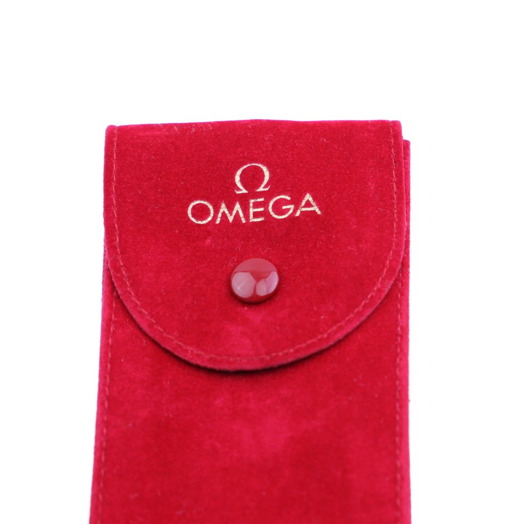 Omega Red Soft Suede Travel Pouch - Millenary Watches