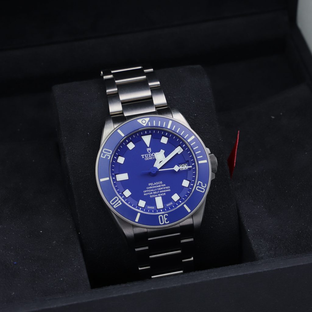 Tudor Pelagos Titanium Blue Dial 42mm 25600TB - Millenary Watches