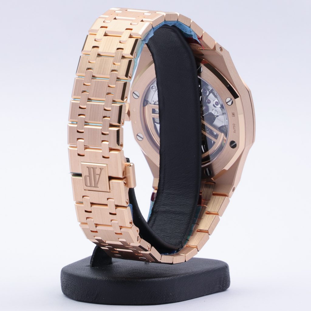 Audemars Piguet Royal Oak Rose Gold Black Dial 15500OR Unworn 2022 ...