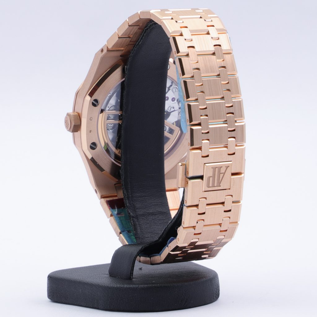 Audemars Piguet Royal Oak Rose Gold Black Dial 15500OR Unworn 2022 ...