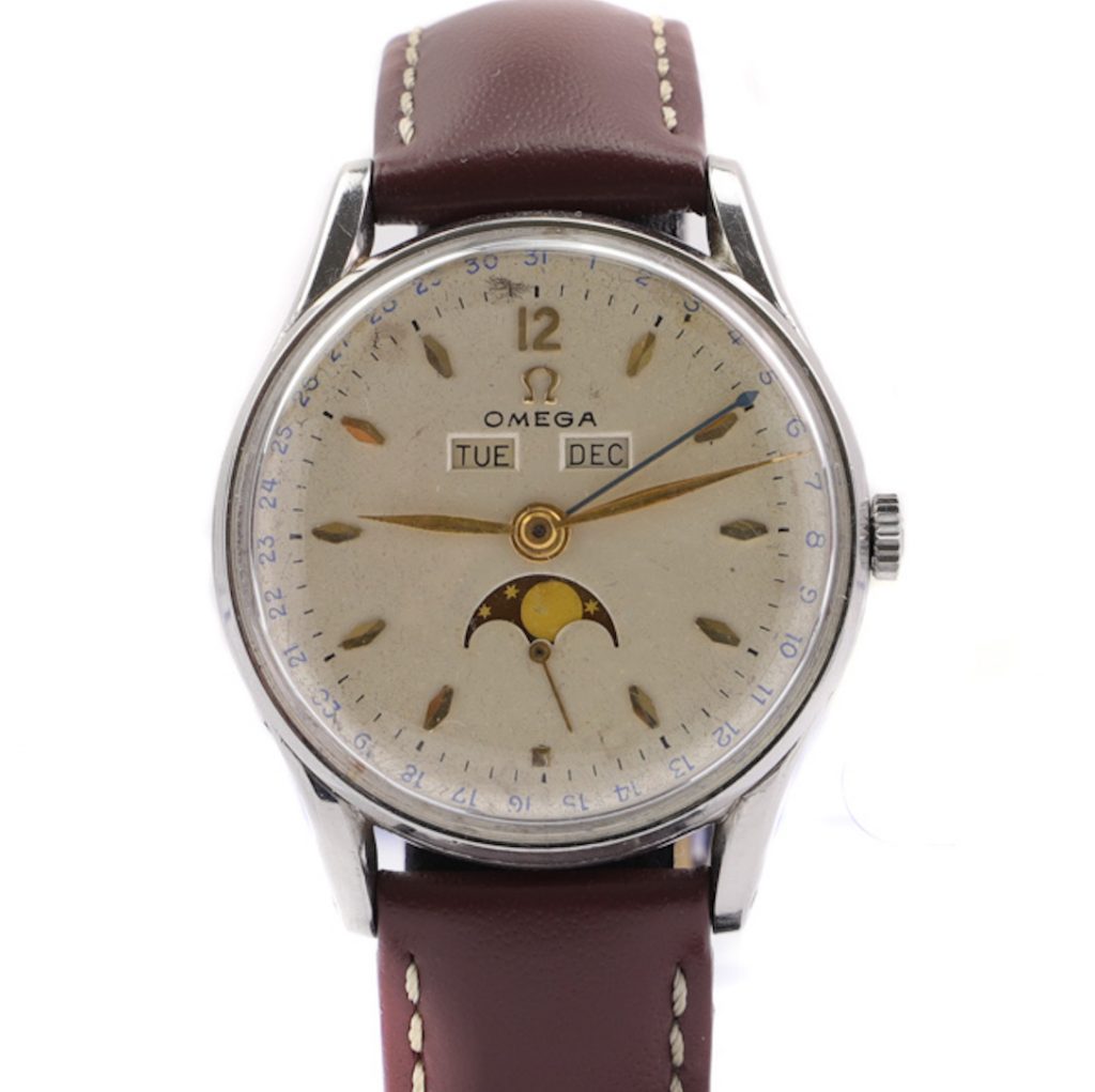 Omega Cosmic Triple Calendar Moonphase 1949 CK 2471 - Millenary Watches