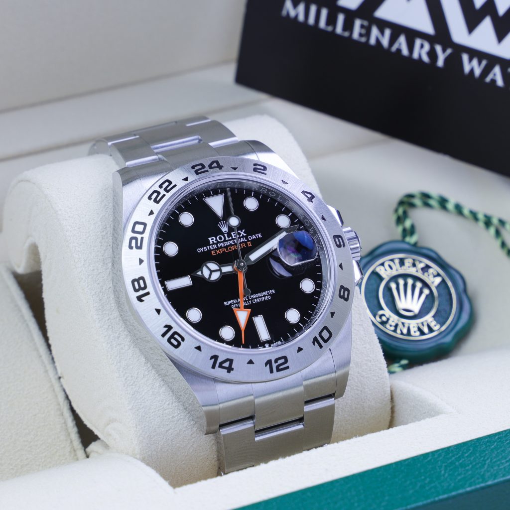 Rolex Explorer II 226570 Black Dial Fullset Unworn 2021 - Millenary Watches