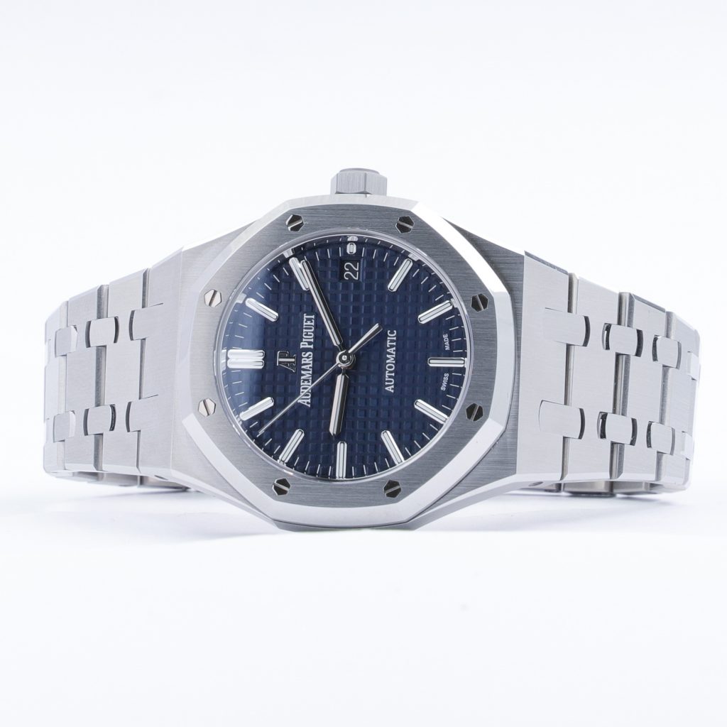 Audemars Piguet Royal Oak 15450ST Blue Dial 37mm Unworn 8/2021 (No ...