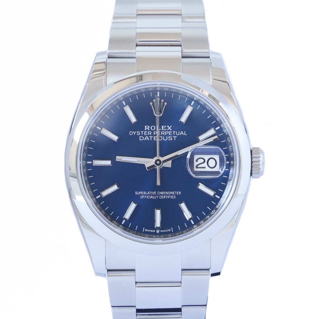 Rolex Datejust 36 126200 Oyster Blue Dial Fullset 2021 - Millenary Watches