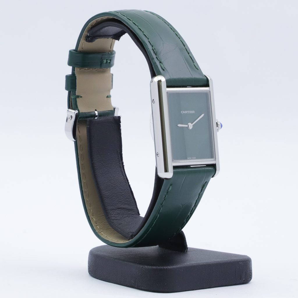 Cartier Tank Must Green WSTA0056 Unworn 2021 Novelty - Millenary Watches