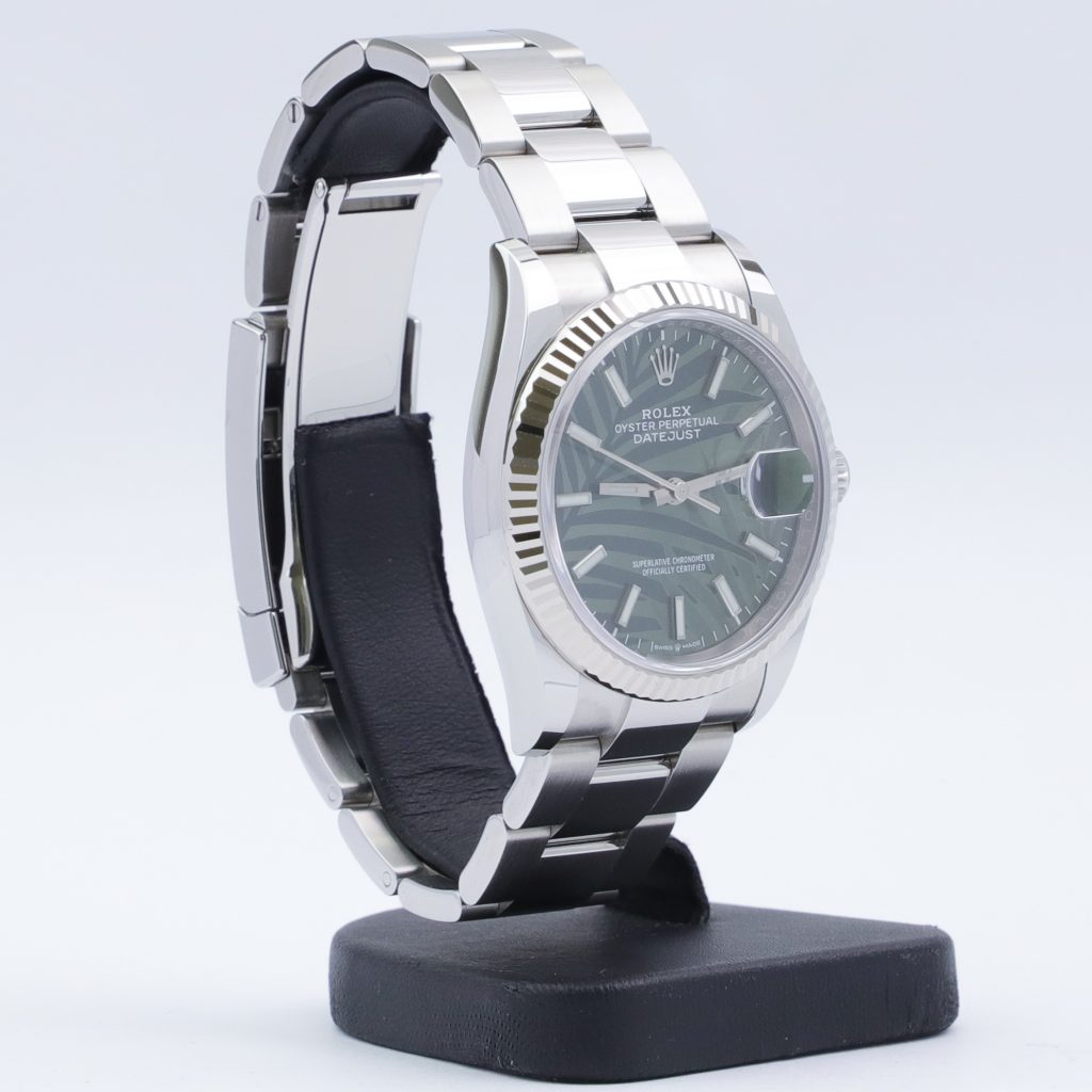 Rolex Datejust 36 126234 Oyster Bracelet Leaf Dial Fullset 2021 ...