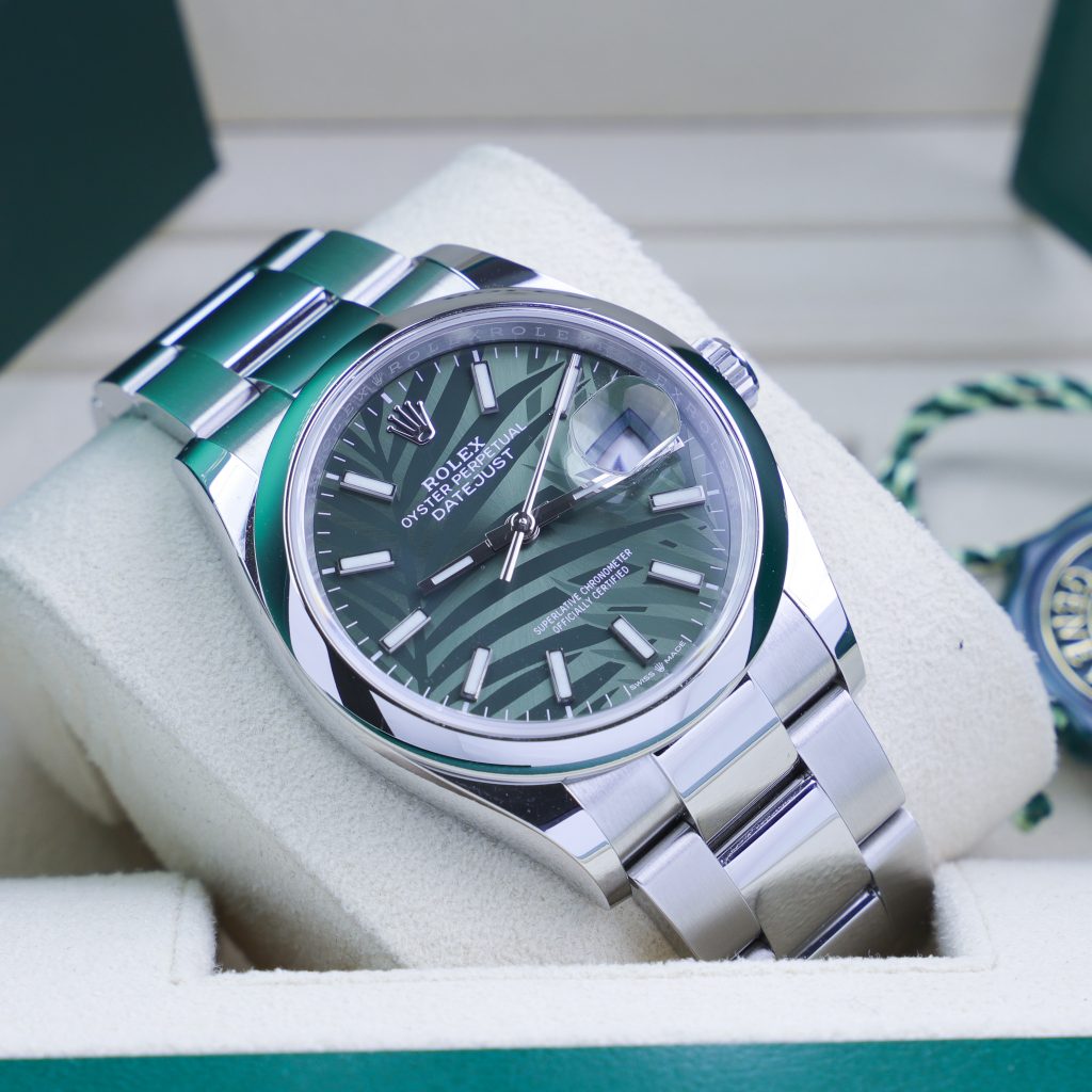 Rolex Datejust 36 126200 Oyster Green Leaf Dial Unworn 2021 - Millenary ...