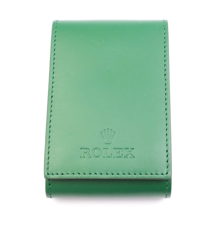 Original Green Rolex Leather Travel Pouch - Millenary Watches