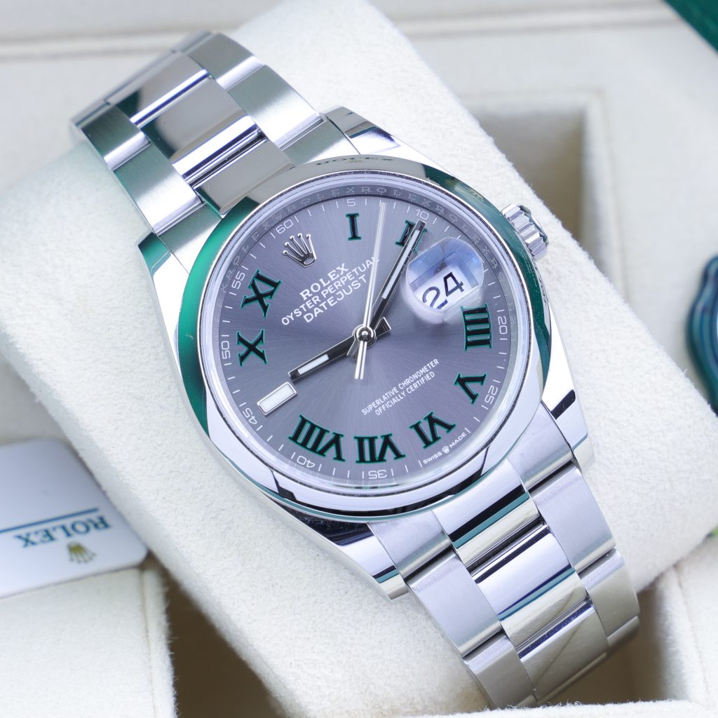 Rolex Datejust 36mm 126200 Wimbledon Dial Oyster 2022 - Millenary Watches Rolex Datejust 36mm 126200 Wimbledon Dial Oyster 2022 - Millenary Watches