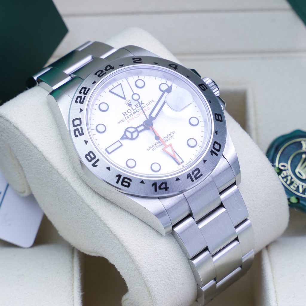 Rolex Explorer II 42mm White Dial 226570 Fullset 2022 - Millenary Watches
