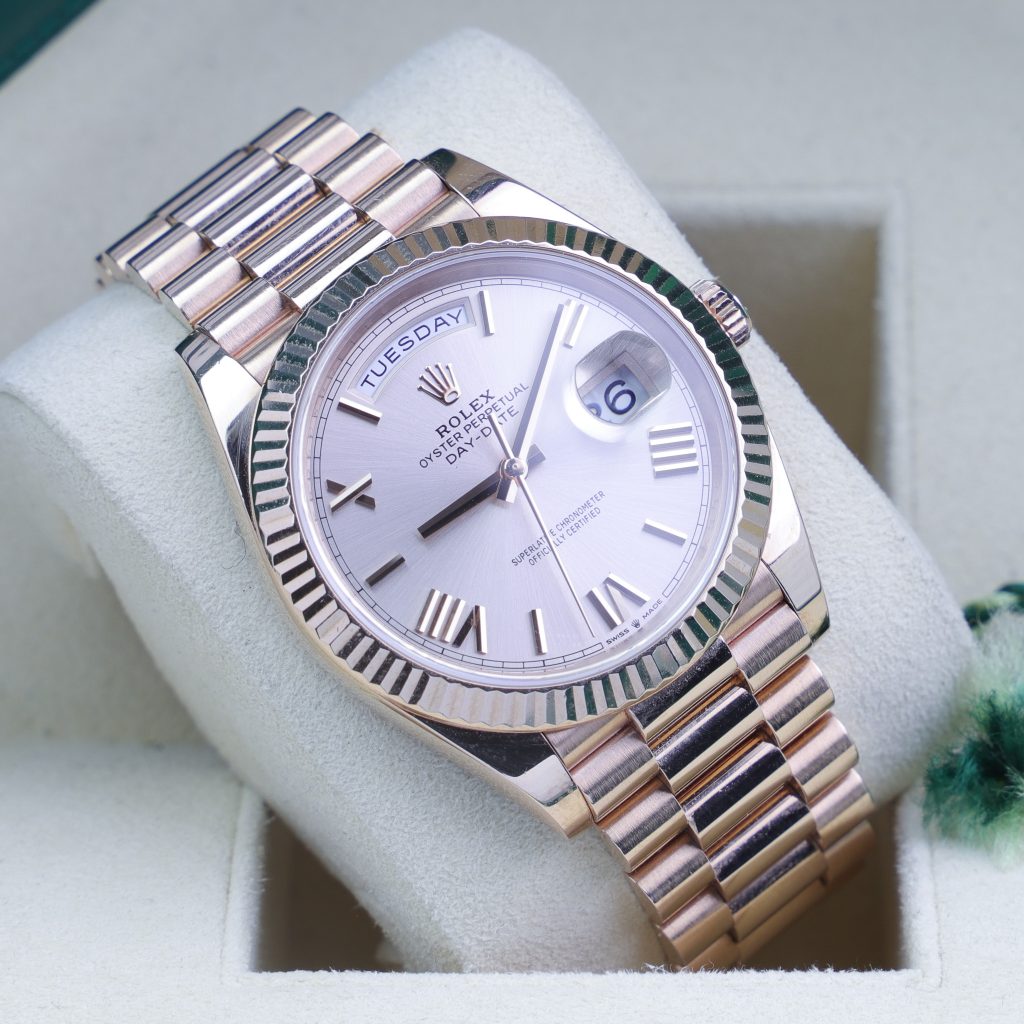 Rolex Day-Date 40 Sundust Dial 228235 2016 - Millenary Watches